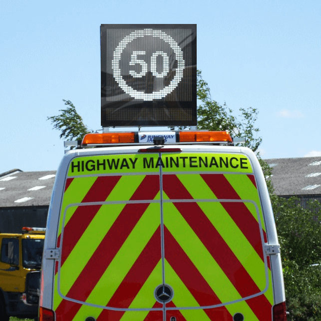 WeNiPol Mobile Variable Message Sign - King Highway